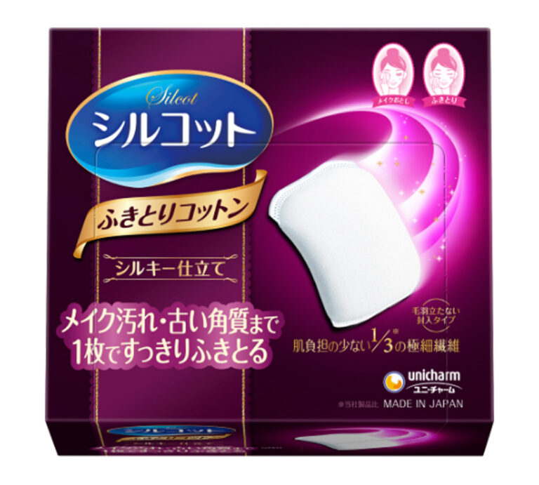 UNICHARM - Silcot Silky Touch Wipping Cotton Pad 32pcs - KOYO Cosmetics